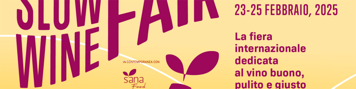 Slow Wine Fair con SANA Food • Spirito Italiano